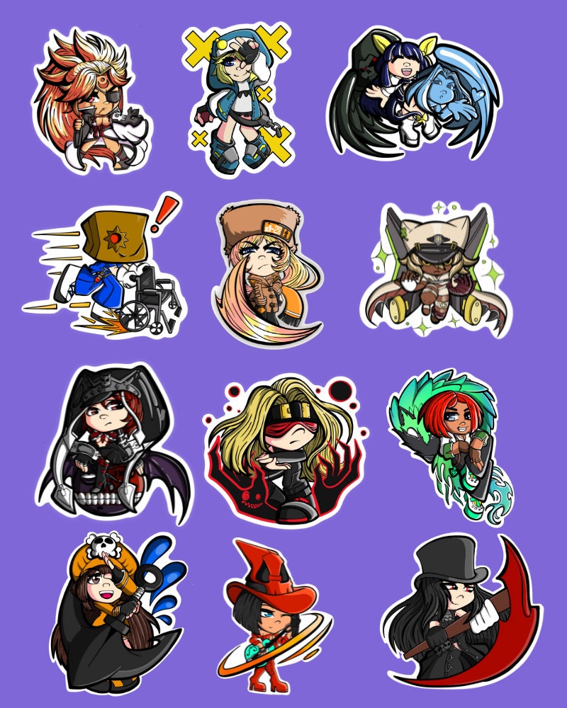 Guilty Gear Stickers - Etsy