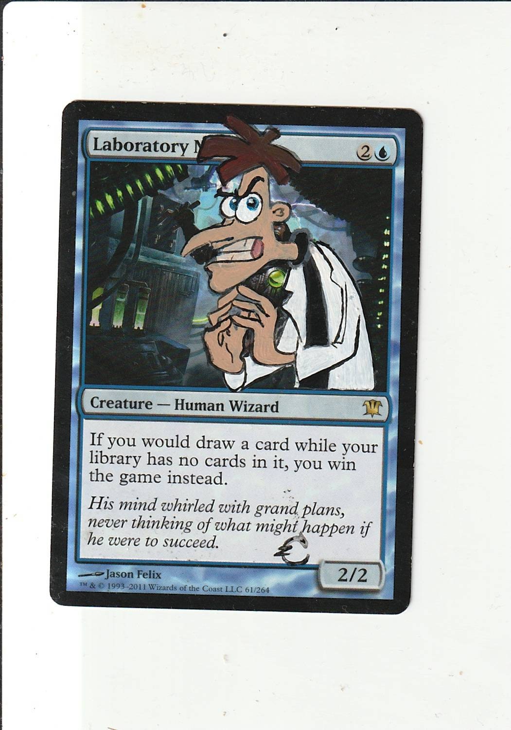 Laboratory Maniac, Pnf Fanart Hand Painted MTG Alter - Etsy