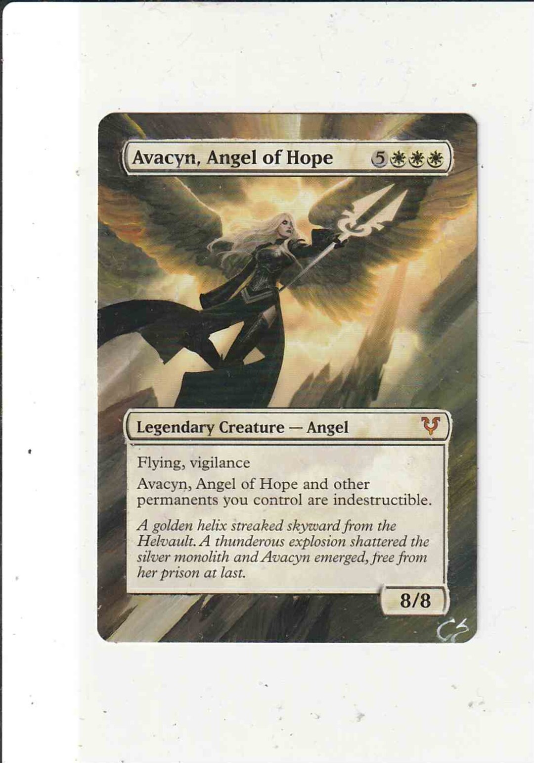 Avacyn Angel of Hope, Borderless Hand Painted MTG Alter - Etsy