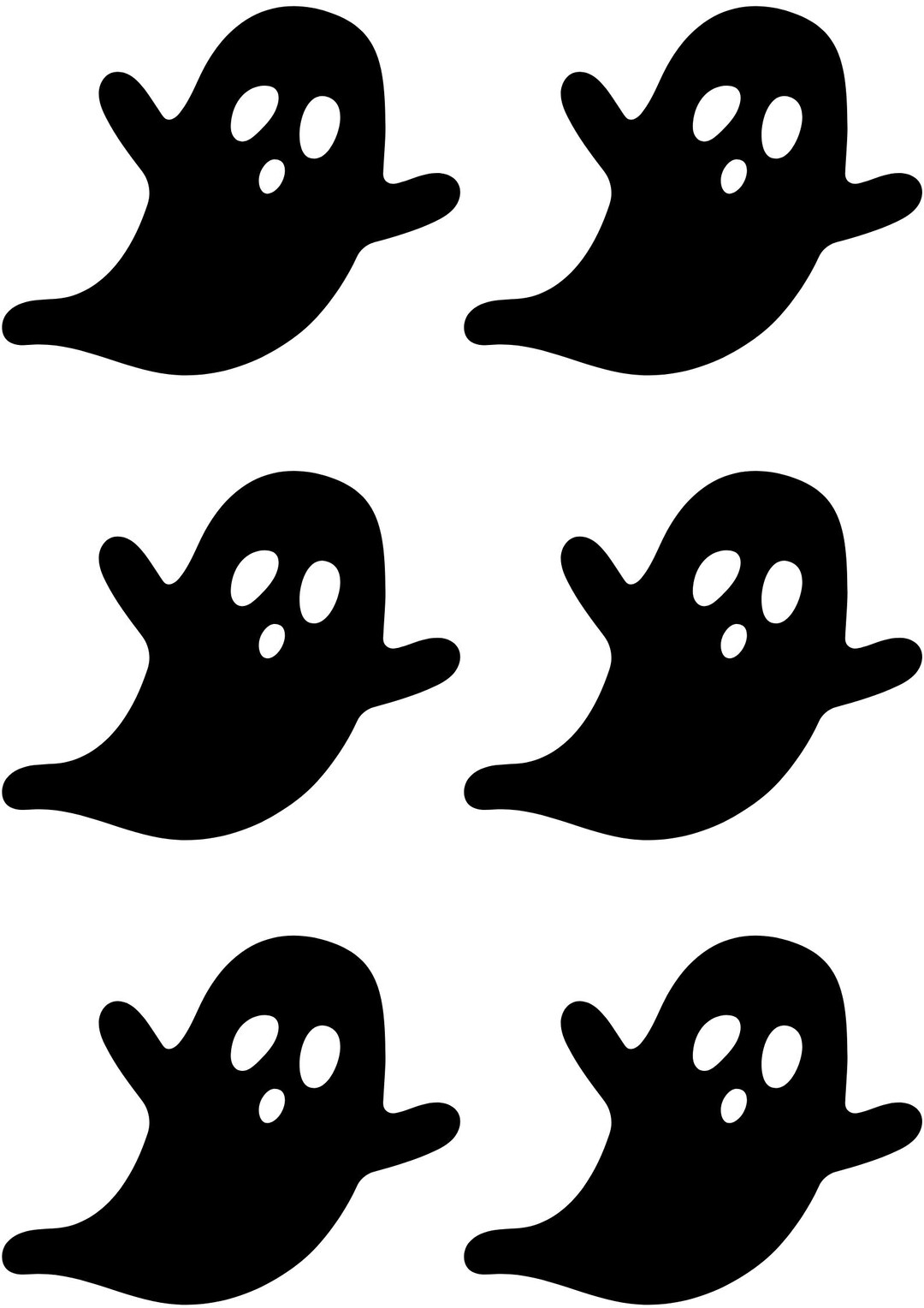 25 Cute Halloween Printable Designs for Kids for Cutouts, Stickers, Etc ...