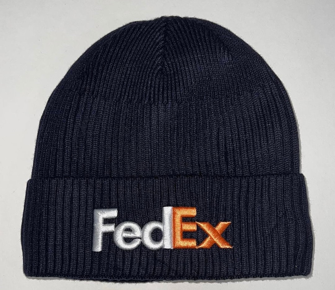 Fedex Cuffed Stocking Cap Knit Warm Winter Hat - Etsy