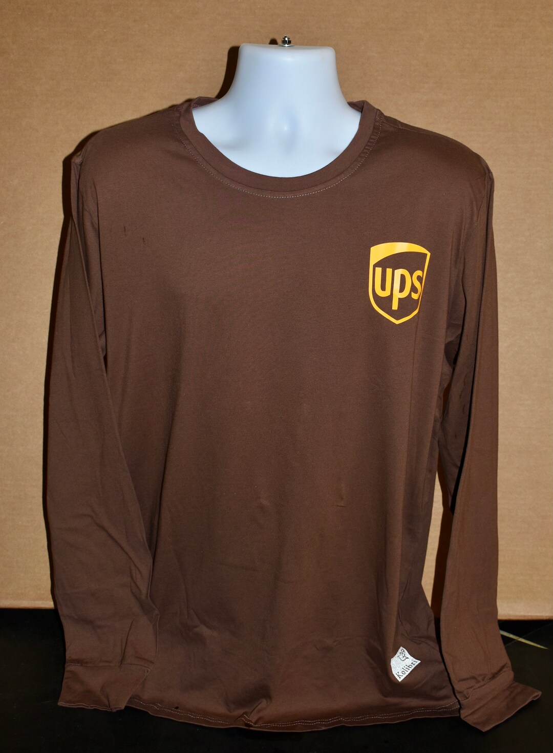 UPS Cotton Long Sleeve T-shirt - Ultimate Comfort - Sizes S-4XLT - Etsy