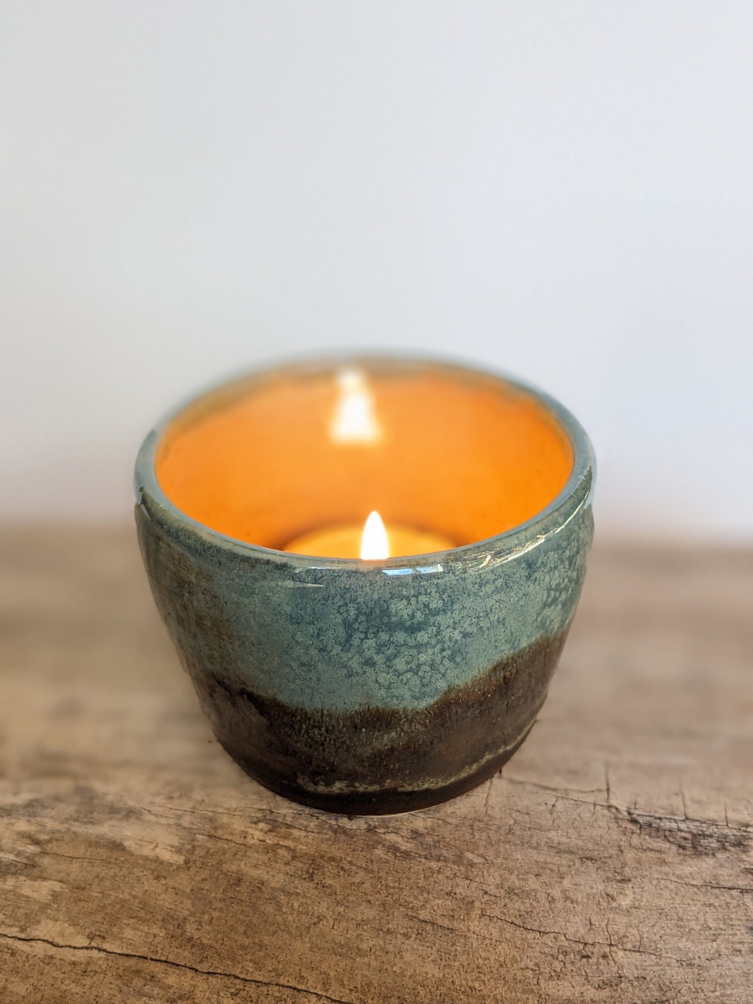 Tea Light Ceramic Candle Holders, Also for Votive Candles, Handmade. - Etsy