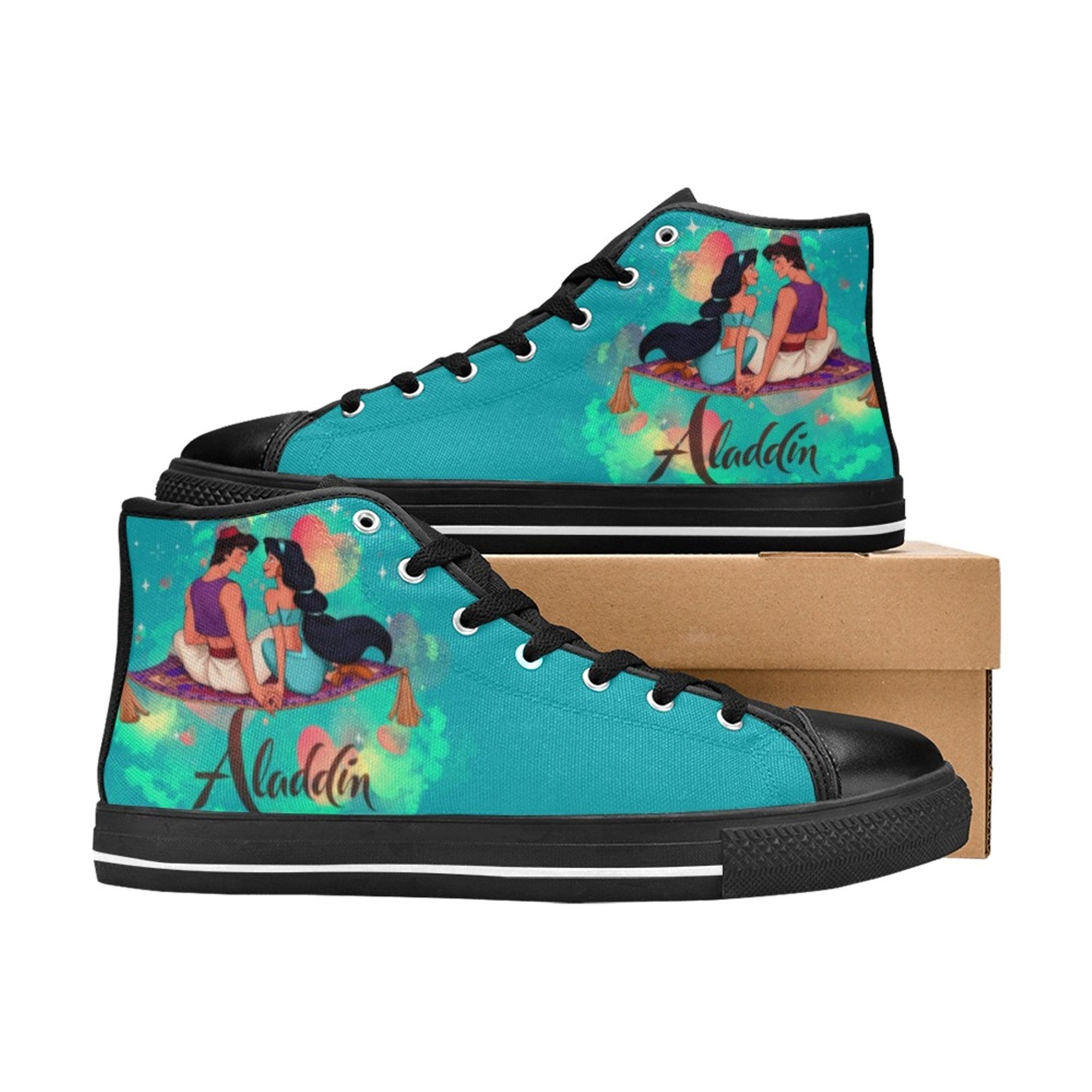 Aladdin High Top Canvas Shoes Custom Sneakers - Etsy