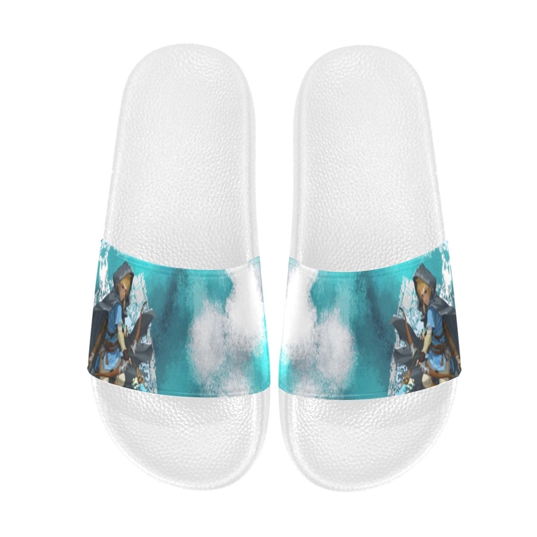 The Legend of Zelda Custom Slide Sandals Unisex for Boyfriend or ...