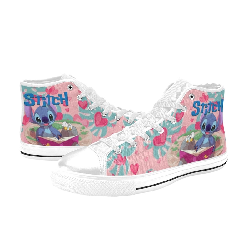 Custom Stitch High Top Sneakers - Personalized Shoes Unisex, Adults and ...