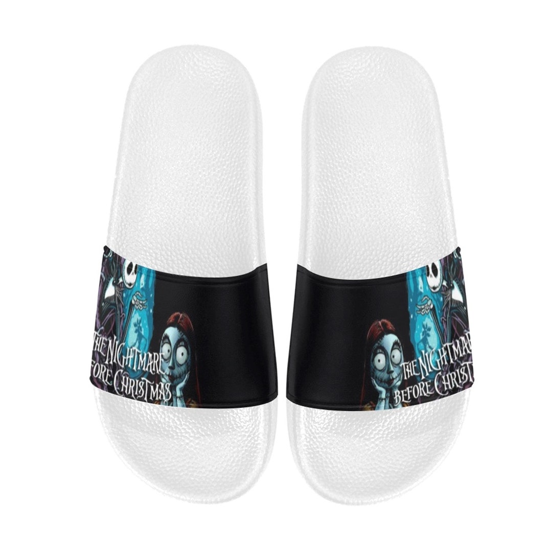 The Nightmare Before Christmas Custom Slide Sandals Unisex for ...