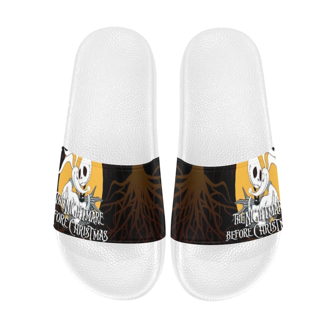 The Nightmare Before Christmas Custom Slide Sandals Unisex for ...