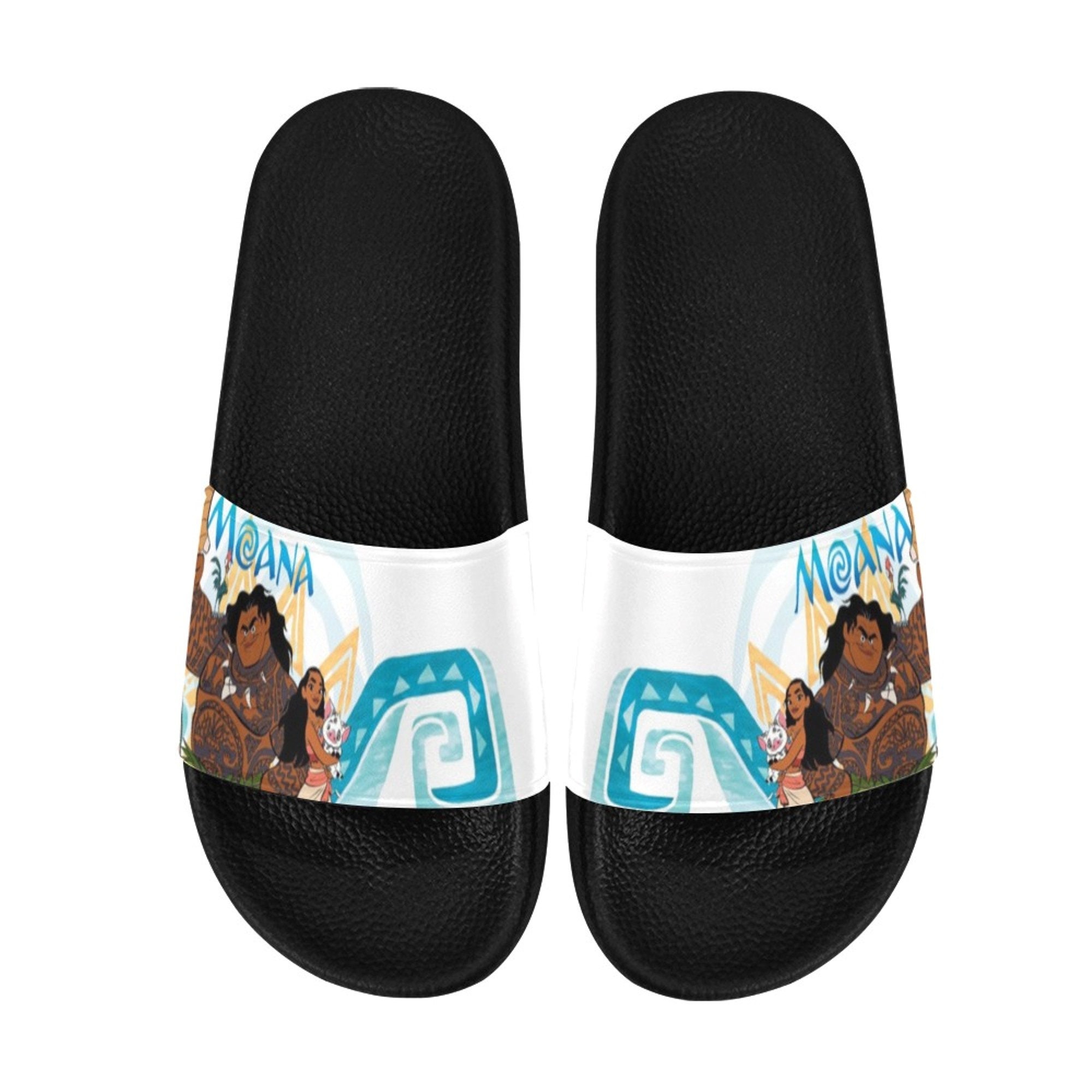 Moana Custom Slide Sandals Unisex for Boyfriend or Girlfriend Gift ...