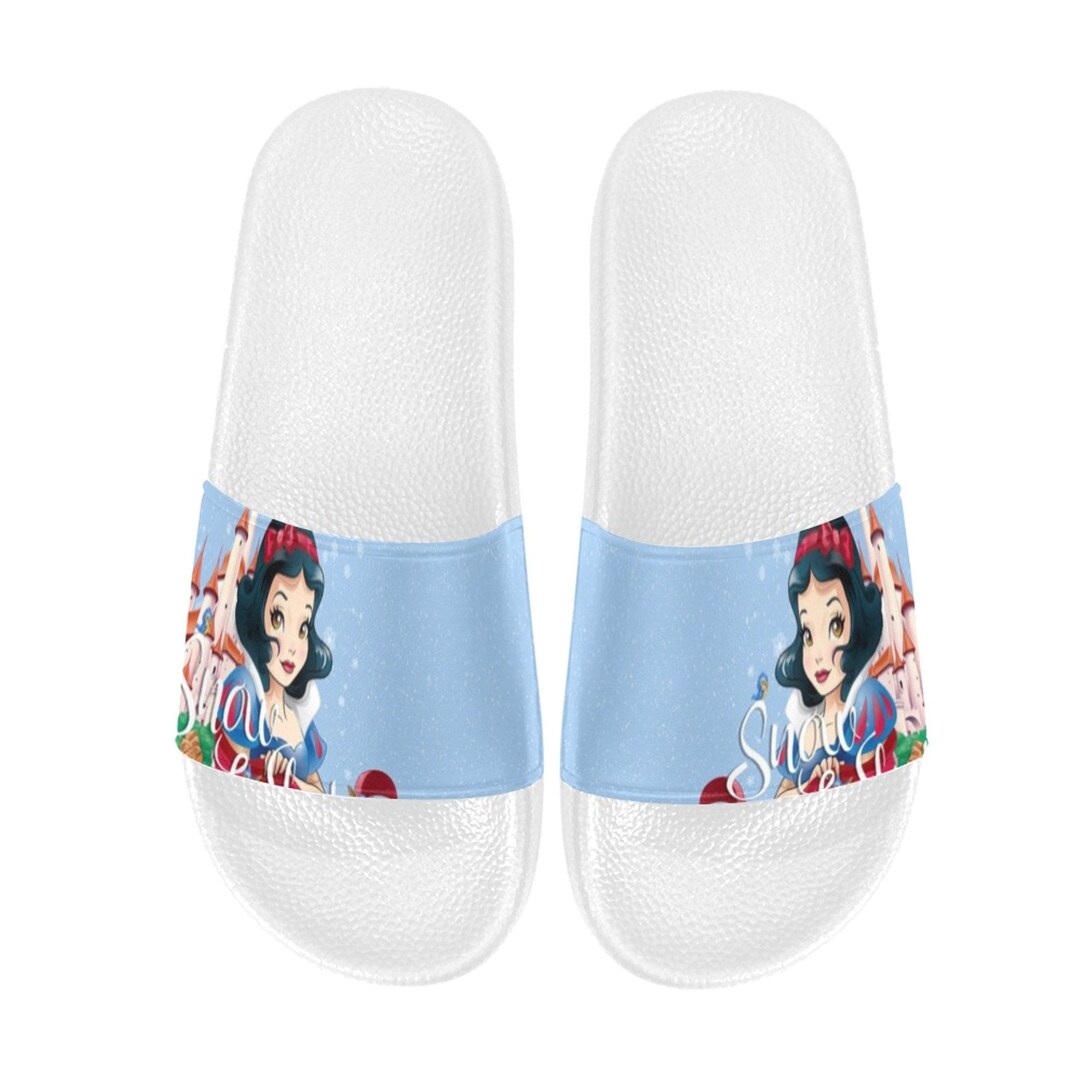 Snow White Custom Slide Sandals Unisex Birthday Gift - Etsy