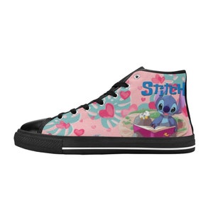 Custom Stitch High Top Sneakers - Personalized Shoes Unisex, Adults and ...