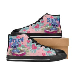Custom Stitch High Top Sneakers - Personalized Shoes Unisex, Adults and ...