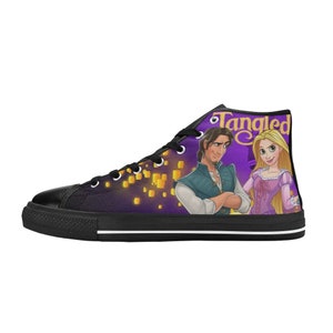 Rapunzel Tangled High Top Canvas Shoes Custom Sneakers - Etsy
