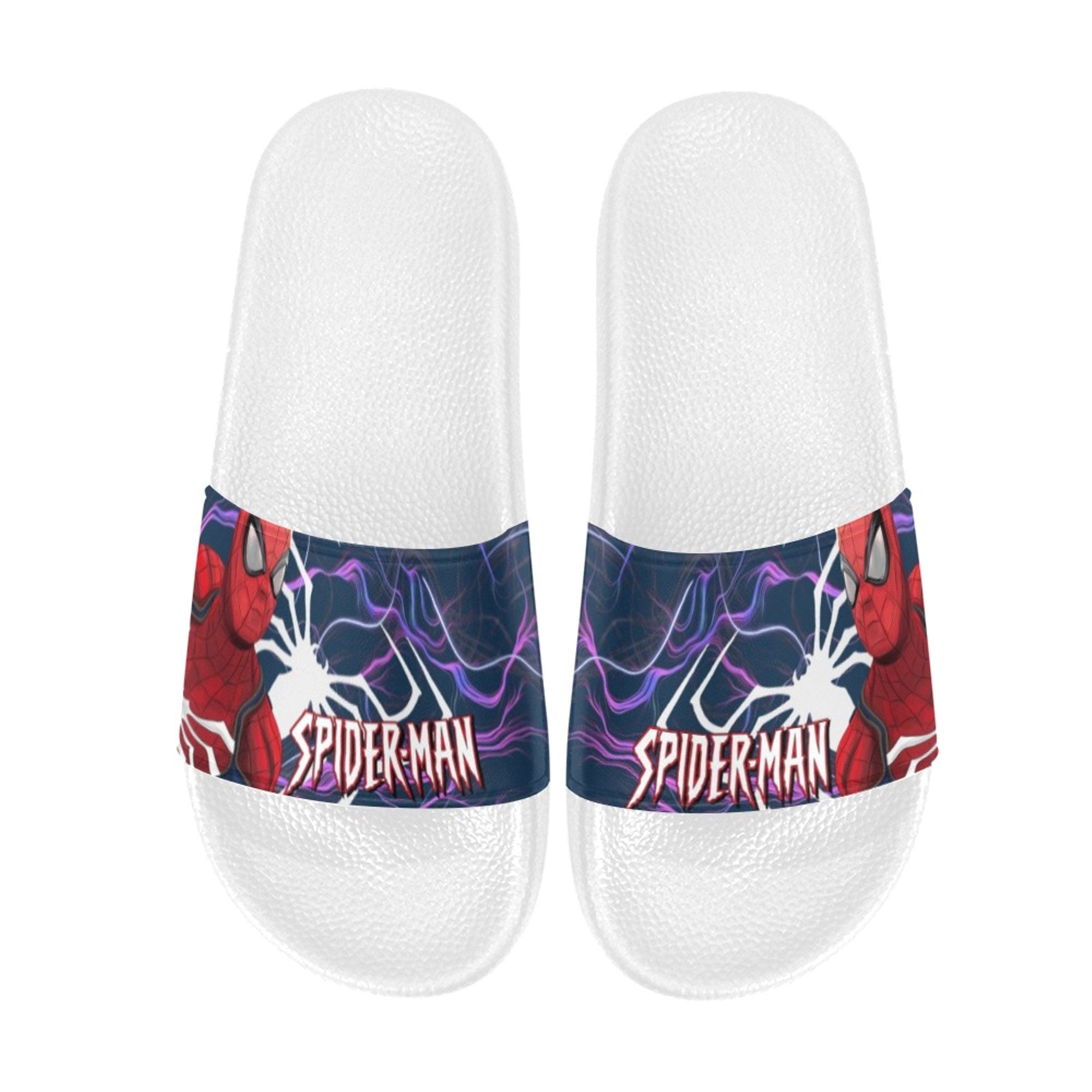 SPIDERMAN Custom Slide Sandals Unisex for Boyfriend or - Etsy