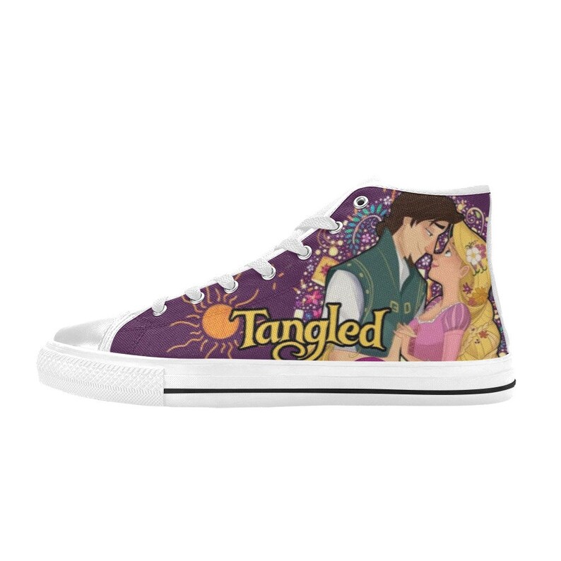 Rapunzel Tangled High Top Canvas Shoes Custom - Etsy