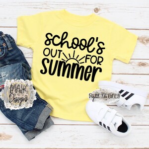 School's Out for Summer SVG / End of School SVG / Summer SVG / School's ...