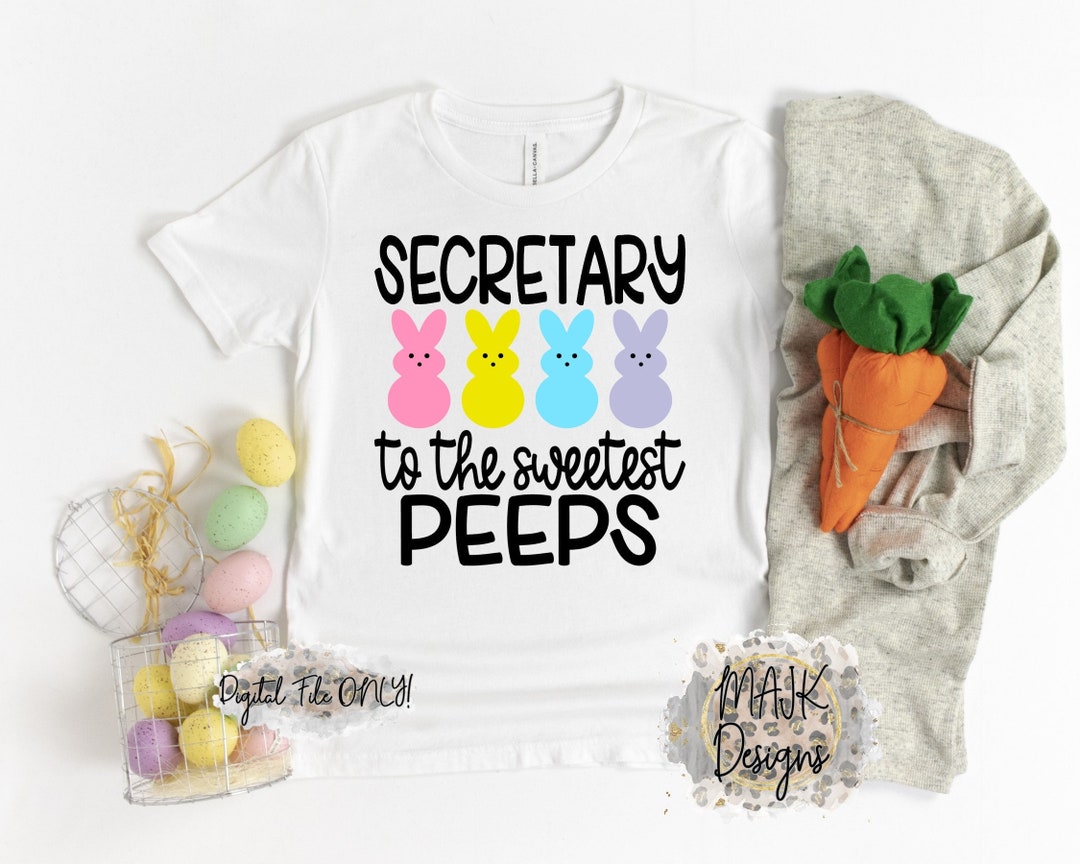 Secretary to the Sweetest Peeps SVG / Secretary SVG / Easter Secretary ...