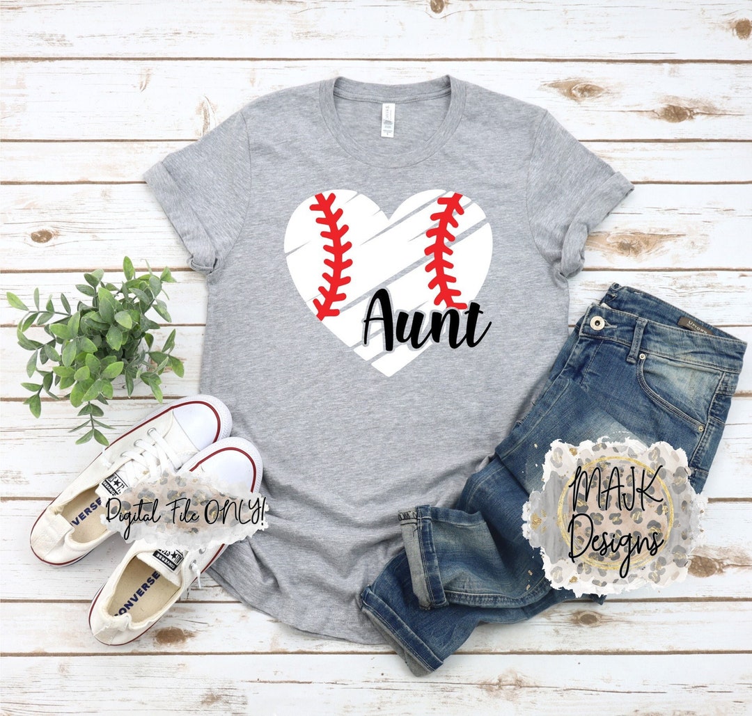 Baseball Aunt SVG / Aunt SVG / Baseball SVG / Biggest Fan Svg / That's ...