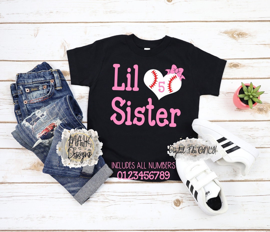 Baseball Sister SVG / Baseball SVG / Baseball Little Sister SVG ...