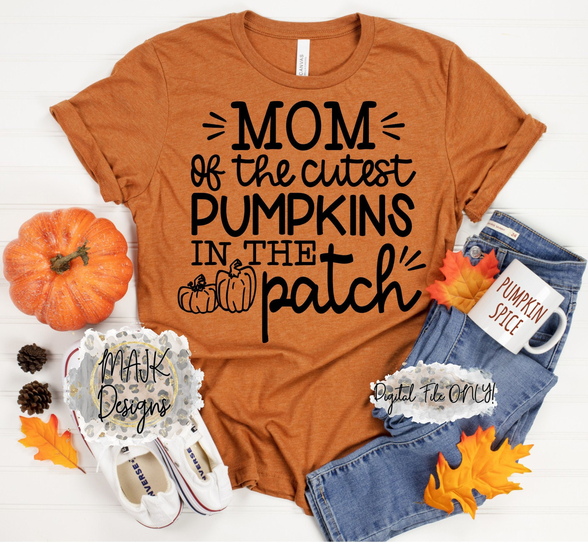 Mom of the Cutest Pumpkins in the Patch SVG / Mom Pumpkin - Etsy