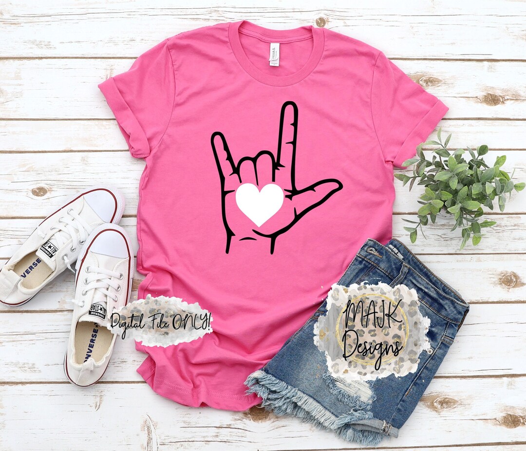 I Love You SVG / I Love You Sign Language SVG / Sign Language Svg / ASL ...