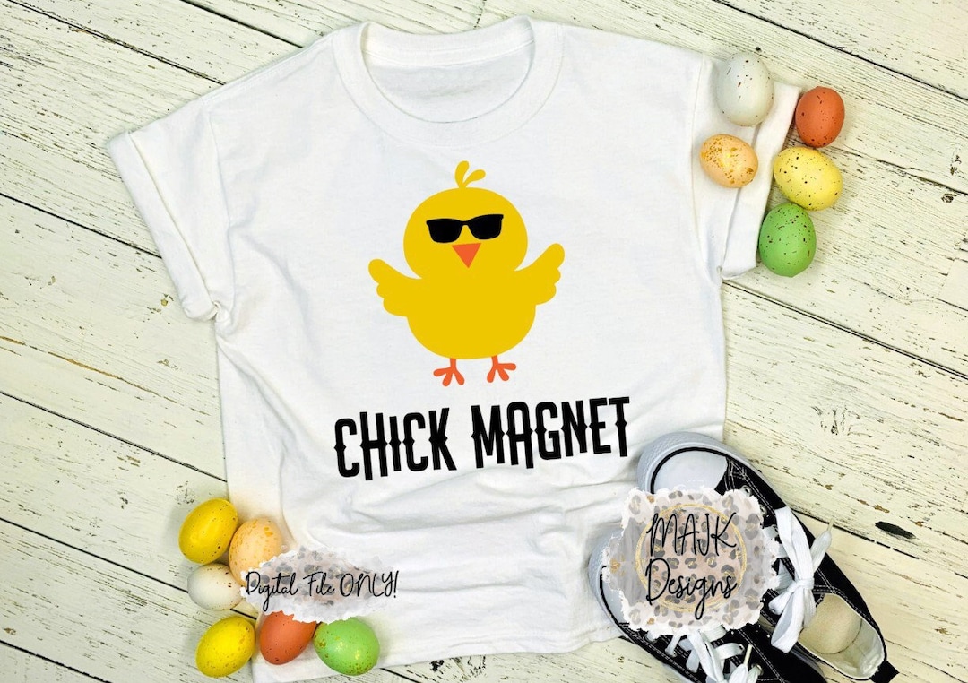 Chick Magnet SVG / Easter SVG / Chick Magnet Easter Svg / Chick Easter ...