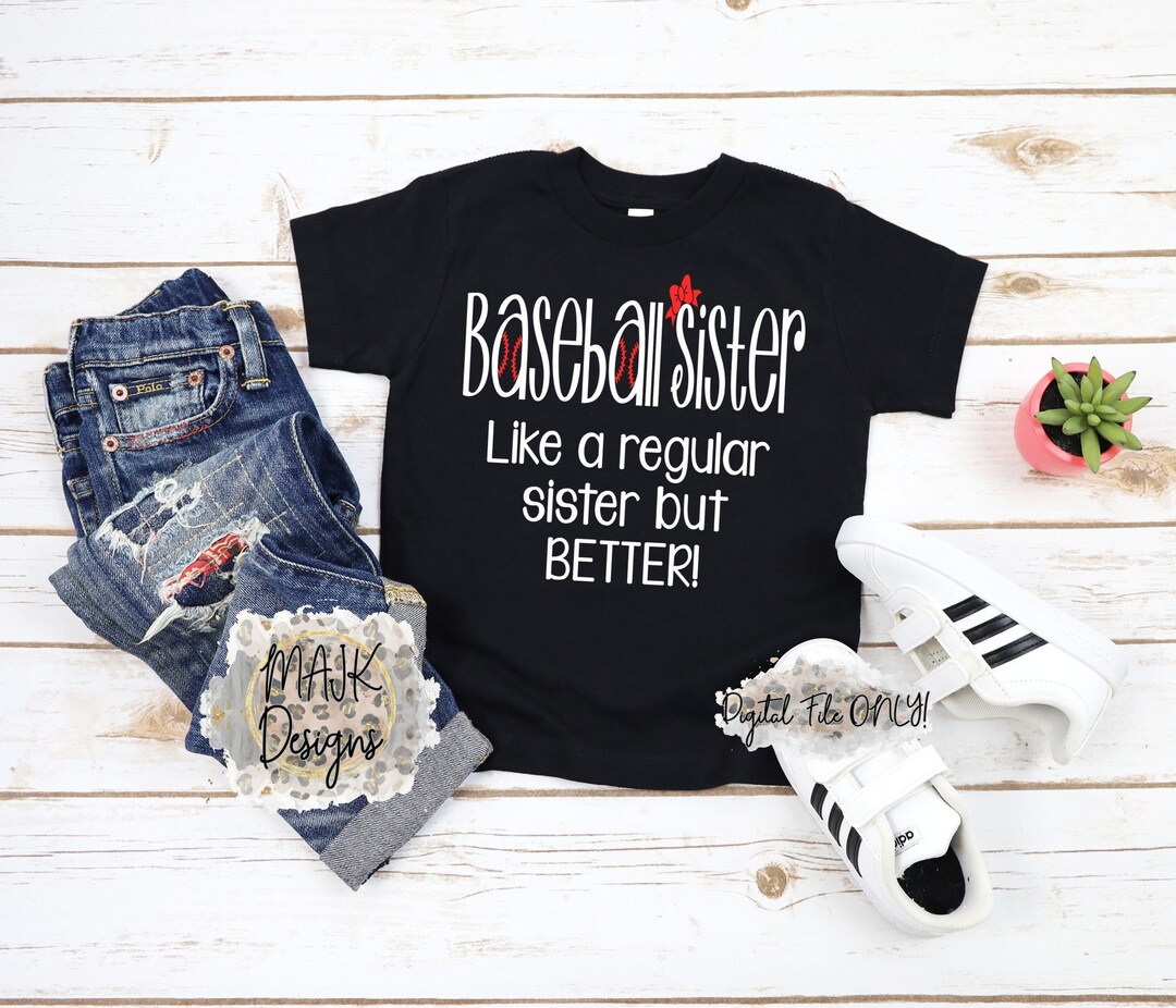 Baseball Sister SVG / Baseball SVG / Baseball Little Sister SVG ...