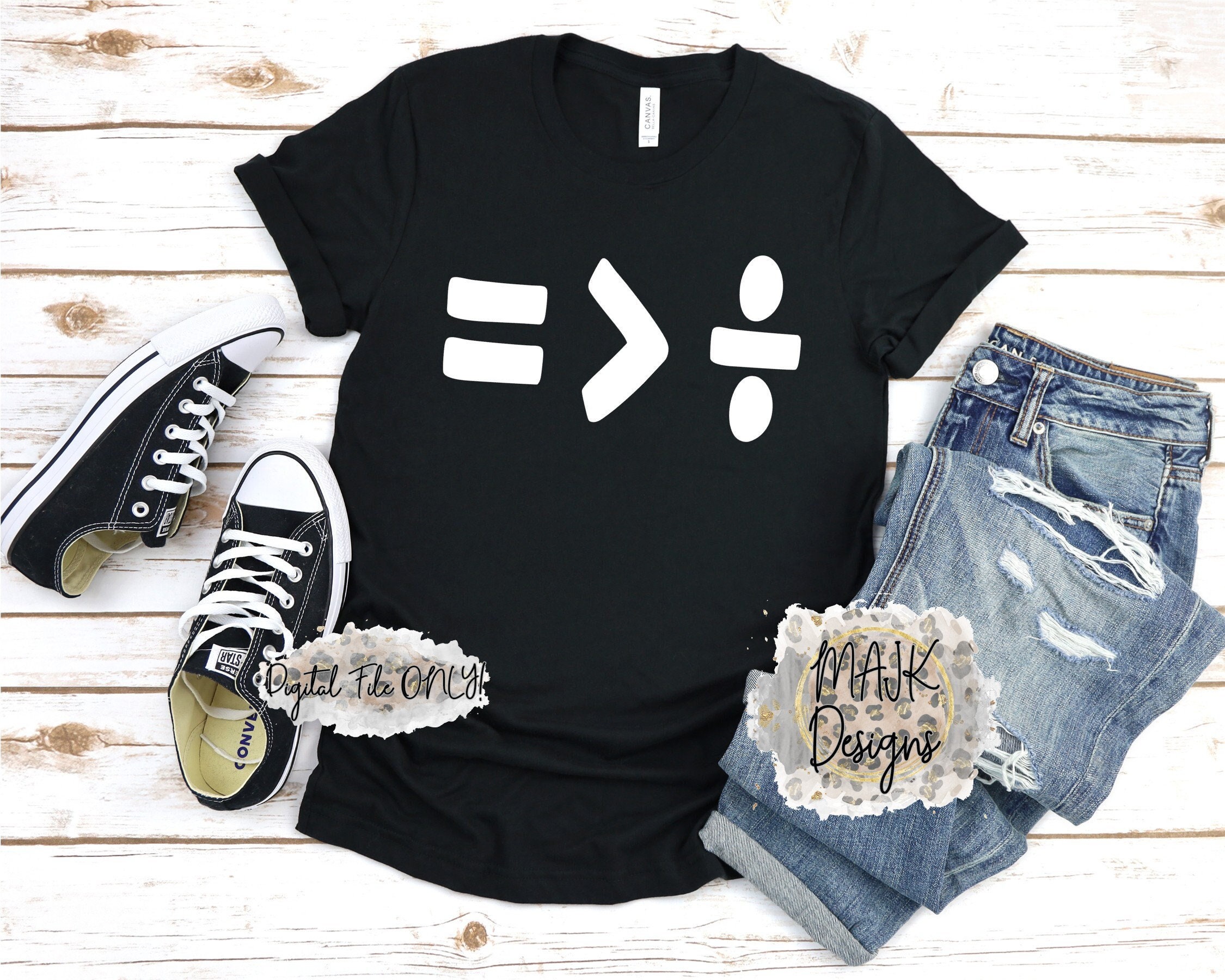 Equality is Greater Than Division SVG / Equality SVG / Black - Etsy