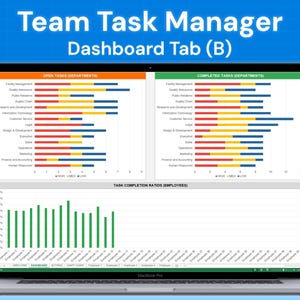 Team Task Manager: Multi-teams Management | Excel Template - Etsy