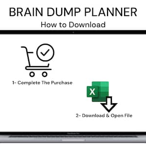 Brain Dump Planner Excel: Task Priority | Impact | Feasibility Matrix ...
