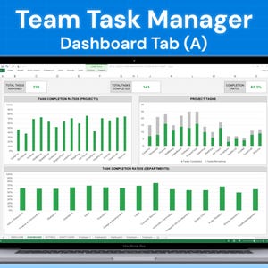Team Task Manager: Multi-teams Management | Excel Template - Etsy