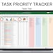 Task Priority Tracker: Eisenhower Matrix | Excel Template - Etsy