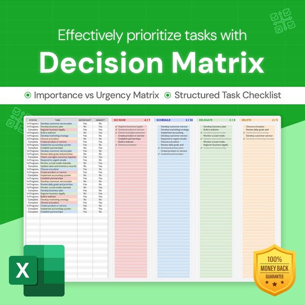 Excel Templates Task - Etsy UK