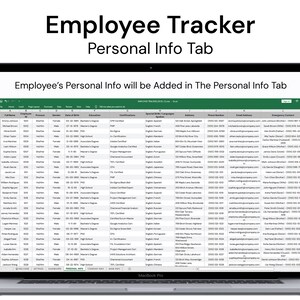 Employee Tracker Excel: Comprehensive Employee Management System for HR ...