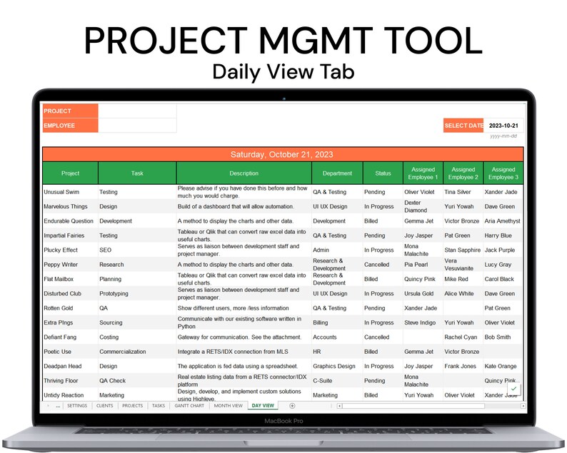 Project Management Tool Excel Lean Six Sigma Multi Project Tracker - Etsy México