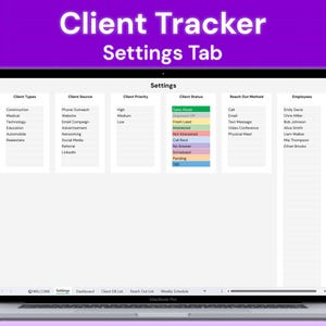 Client Tracker | client Conversion & Outreach Funnel | excel Template ...