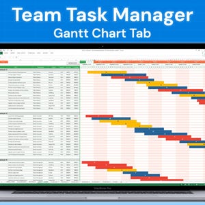 Team Task Manager: Multi-teams Management | Excel Template - Etsy
