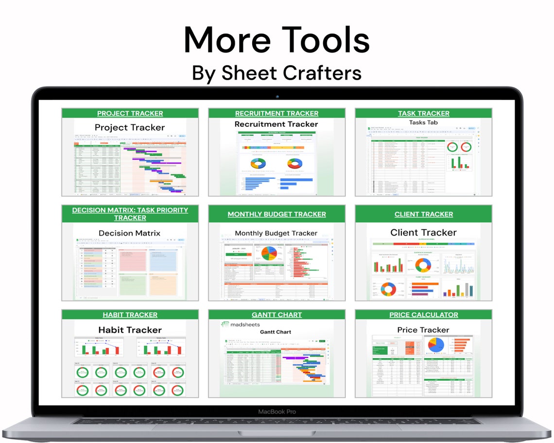 Task Tracker Excel Template - Etsy