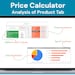 Price Tracker | Cost Calculator | Excel Template - Etsy
