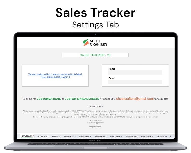 Sales Pipeline Tracker: Performance Dashboard Excel Tool - Etsy