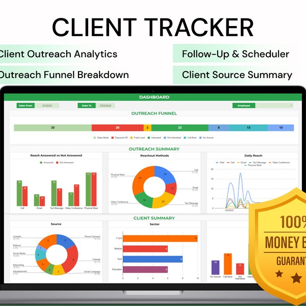 Client Excel Sheet Tracker - Etsy