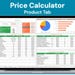 Price Tracker | Cost Calculator | Excel Template - Etsy