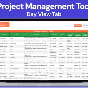Project Management Tool Excel | Multi Project Tracker - Etsy