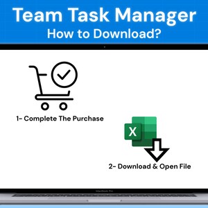 Team Task Manager: Multi-teams Management | Excel Template - Etsy