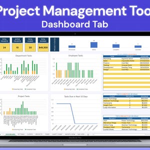 Project Management Tool Excel | Multi Project Tracker - Etsy