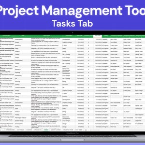 Project Management Tool Excel | Multi Project Tracker - Etsy