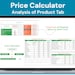Price Tracker | Cost Calculator | Excel Template - Etsy