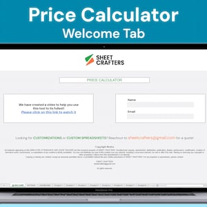 Price Tracker | Cost Calculator | Excel Template - Etsy