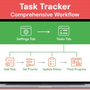 Task Tracker | Excel Template - Etsy UK