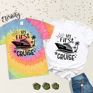 My First Cruise Tie Dye Shirt,family Cruise Shirts,funny Cruise Gift ...